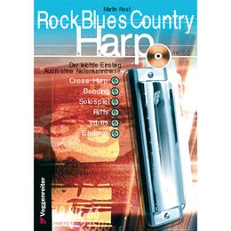 Voggenreiter Rock Blues Country Harp, mit Audio-CD - Martin Rost, Gebunden