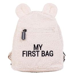 Childhome Kinderrucksack MY FIRST BAG TEDDY (20x8x24) in altweiß