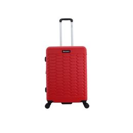 Discovery Koffer REPTILE, mit integriertem TSA-Schloss, rot