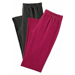 Vivance ACTIVE Caprihose mehrfarbig Gr. 48/50 für Damen. Eng. Nachhaltig.