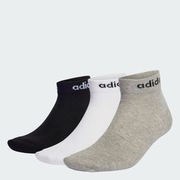 Adidas Think Linear Ankle Socken, 3 Paar