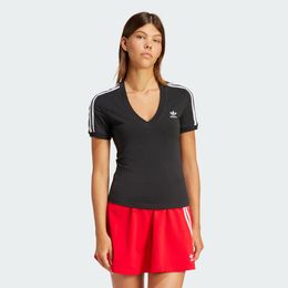 Adidas 3-Streifen V-Neck Slim T-Shirt
