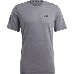 Adidas Funktionshirt, feuchtigkeitsregulierend, atmungsaktiv, für Herren, grau, S