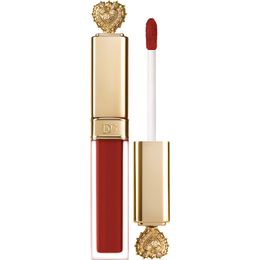 Dolce & Gabbana DOLCE & GABBANA Devotion Matte Liquid Lipstick, Lippen Make-up, lippenstifte, Fluid, rot (ORGOGLIO), mattierend, Deckkraft: Mittel bis Hoch, dermatologisch getestet,