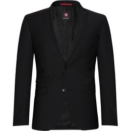 CG CLUB of GENTS Sakko, Slim Fit, Einreiher, für Herren, schwarz, 27