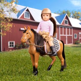 LORI Puppe Celia & Pferd Cinnamon
