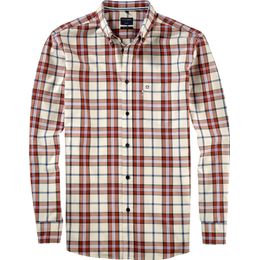 OLYMP Freizeithemd, Regular Fit, Langarm, Button-Down-Kragen, für Herren, rot, XL