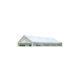 DEGAMO Ersatzdach / Dachplane PALMA für Zelt 4x8 Meter, PE weiss 180g/m², incl. Spanngummis