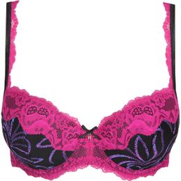 Marie Jo Adelade Balconette-BH, florale Spitze, Stickerei, für Damen, pink, 80C