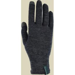 Roeckl Krinau Unterhandschuh Handschuhe lang dark grey mélange S