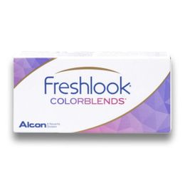 Alcon FreshLook ColorBlends (2er Packung) Monatslinsen (0.5 dpt & BC 8.6), Blue