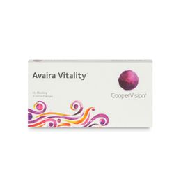 CooperVision Avaira Vitality (3er Packung) Monatslinsen (0.25 dpt & BC 8.4) mit UV-Schutz