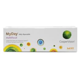 mydays GmbH CooperVision MyDay multifocal (30er Packung) Tageslinsen (0.5 dpt, Addition Low (0,75 - 1,25) & BC 8.4) mit UV-Schutz
