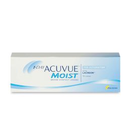 Johnson & Johnson 1-Day ACUVUE Moist for Astigmatism (30er Packung) Tageslinsen (-4 dpt, Zyl. -2,25, Achse 180 ° & BC 8.5) mit UV-Schutz