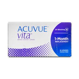 Johnson & Johnson ACUVUE Vita (6er Packung) Monatslinsen (-7 dpt & BC 8.4) mit UV-Schutz