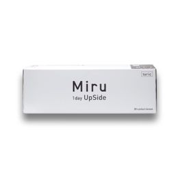 Menicon Miru 1day UpSide Toric (30er Packung) Tageslinsen (0 dpt, Zyl. -0,75, Achse 20 ° & BC 8.4) mit UV-Schutz