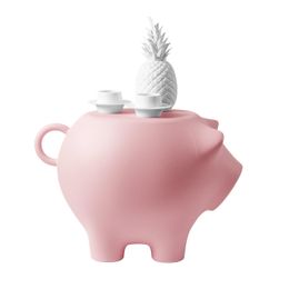 Werkwaardig Furniture Design Beistelltisch, Beistellschwein, 67 x 45 x 45 cm, rosa