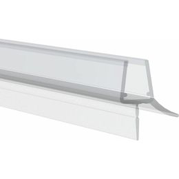 vasalat Duschdichtung 1000mm passend für Glasstärke 6/7/8mm transparent, Duschtürdichtung für Glastür mit Lippe, 1 Stück