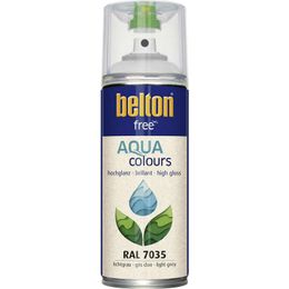 Belton - free Lackspray Acryl-Wasserlack 400 ml lichtgrau hochglanz Lackspray