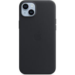 Apple-Leder Case iPhone 14 Plus - Magsafe - Leder Grau