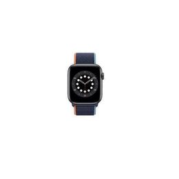 Apple Watch (Series 6) 2020 GPS 40 mm - Aluminium Space Grau - Sport loop Grau