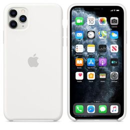Apple-Silikon Case iPhone 11 Pro Max - Silikon Weiß