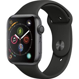 Apple Watch (Series 4) GPS 44 mm - Aluminium Space Grau - Sport loop Schwarz