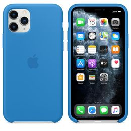 Apple-Silikon Case iPhone 11 Pro - Silikon Blau