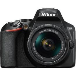 Spiegelreflexkamera - Nikon D3200 Schwarz + Objektivö Nikon AF-S DX Nikkor 18-55mm f/3.5-5.6G II ED