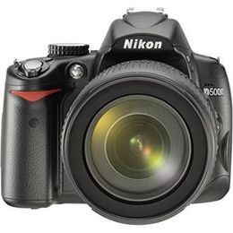 Spiegelreflexkamera Nikon D5000 - Schwarz + Objektiv Nikon AF-S DX Nikkor ED-IF
