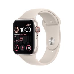 Apple Watch (Series SE) 2022 GPS 40 mm - Aluminium Polarstern - Sportarmband Polarstern