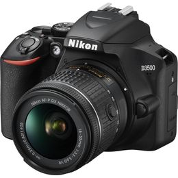 Spiegelreflexkamera Nikon D3500 Schwarz + Objektiv Nikon AF-P DX NIKKOR 18-55mm f/3.5-5.6G DX VR