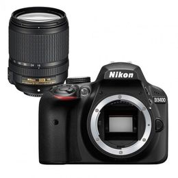 Spiegelreflexkamera Nikon D3400 Schwarz + Objektiv Nikon AF-S DX Nikkor 18-140 mm f/3.5-5.6 G ED VR
