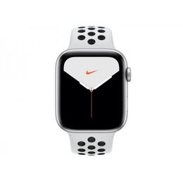 Apple Watch (Series 5) 2019 GPS 44 mm - Aluminium Silber - Nike Sportarmband
