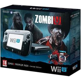 Nintendo Wii U Premium 32GB - Schwarz - Limited Edition Zombi U + Zombi U