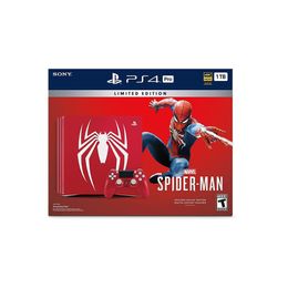 Sony PlayStation 4 Pro 1000GB - Rot - Limited Edition Spiderman + Marvel’s Spider-Man