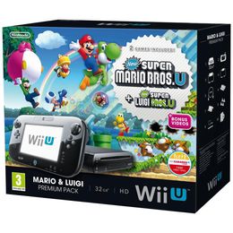 Nintendo Wii U Premium 32GB - Schwarz + Mario Kart 8