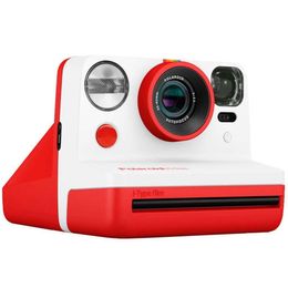 Sofortbildkamera - Polaroid Now i-Type 009032 Rot/Weiß + Objektivö Polaroid Autofocus 35-40mm f/1.2