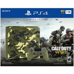 Sony PlayStation 4 Slim 1000GB - Camouflage - Limited Edition Call of Duty: WWII + Call of Duty: WWII