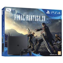 Sony PlayStation 4 Slim 1000GB - Schwarz + Final Fantasy XV