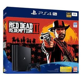 Sony PlayStation 4 Pro 1000GB - Schwarz + Red Dead Redemption II