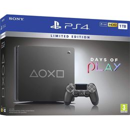 Sony PlayStation 4 1000GB - Schwarz - Limited Edition Days Of Play