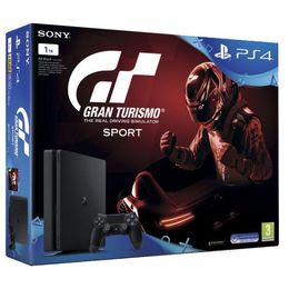 Sony PlayStation 4 Slim 500GB - Schwarz + Gran Turismo Sport