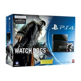 Sony PlayStation 4 500GB - Schwarz + Watch Dogs
