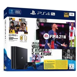 Sony PlayStation 4 Pro 1000GB - Schwarz + FIFA 21