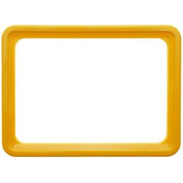 Rahmen für die Zeichen, Markierungen und Plakate gelbe Farbe A4 Größe 306x215mm - PrimeMatik