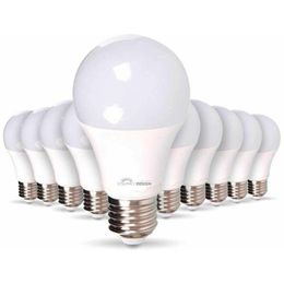 Eclairage Design - Lot von 10 LED-Lampen E27 entsprechend 60W 806lm Warmweiß