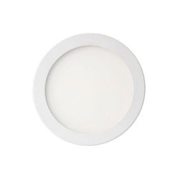 Meditrade GmbH RUNDE ODER QUADRATISCHE LED PANEEL 3 6 12 18 20 25W VERTIEFT KALT WARM NEUTRAL 6 Watt Tondo Warmes Weiß - Warmes Weiß