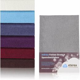 etérea Frottee Spannbettlaken 2er Pack 60x120 - 70x140 cm Grau - Grau