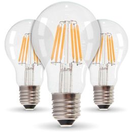 Set mit 3 LED-Lampen E27 11W 1521 Lm Gl. 100W Température de Couleur: Blanc chaud 2700K